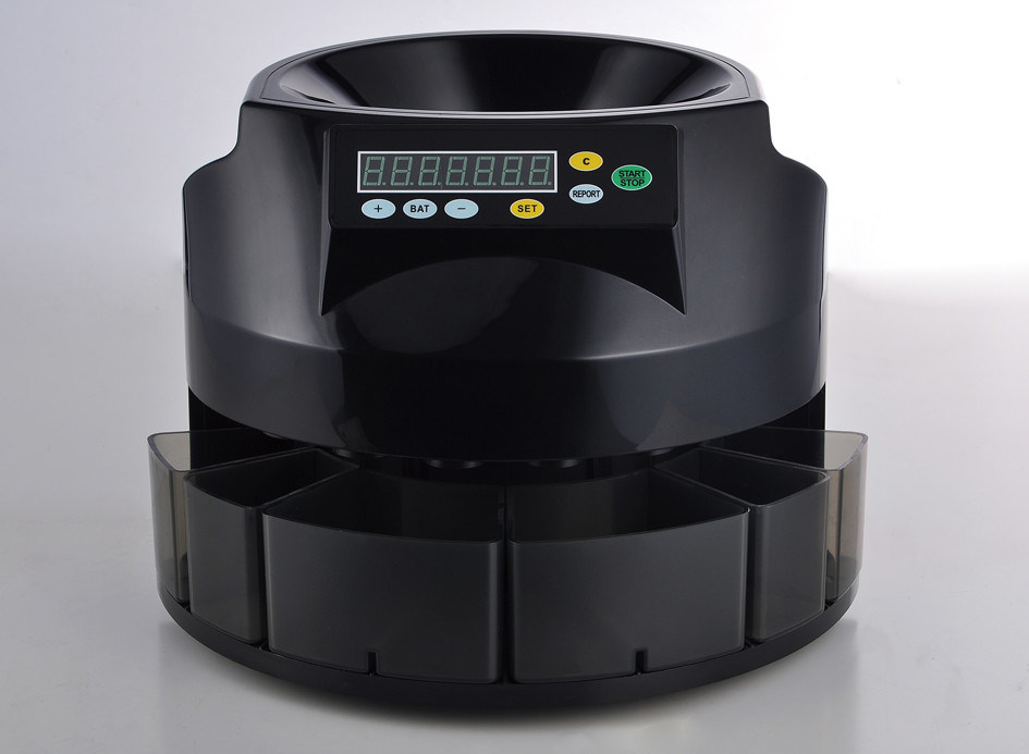Coin Counter Euro Philipine Mexico And Other Coins Automatic Electronic 